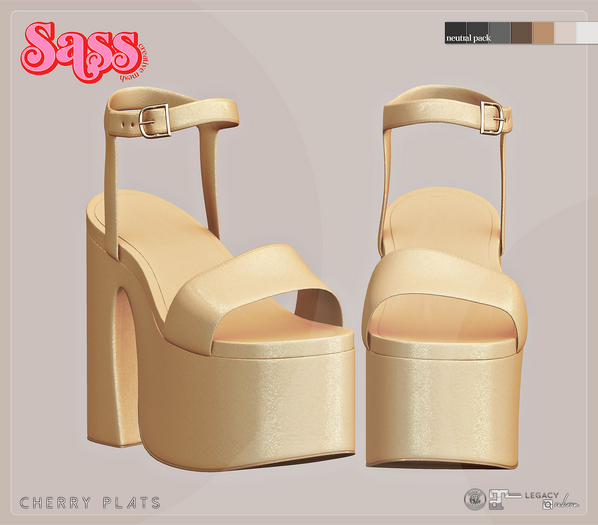 Second Life Marketplace - Sass [Cherry Plats] Neutral Pack ♥GenX ♥ ...